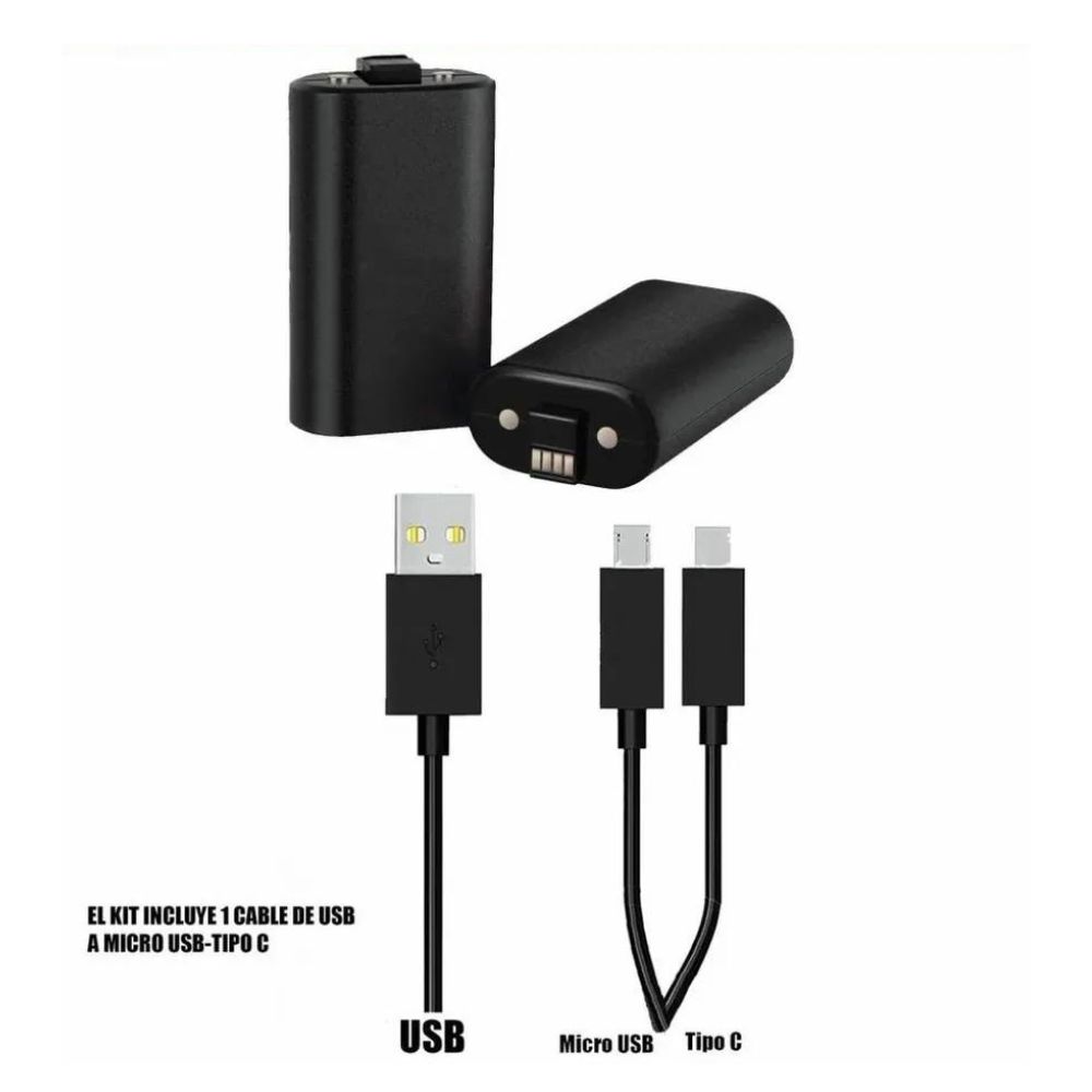 Kit de bateria recargable para control de videojuegos Xbox One Gadgets ...