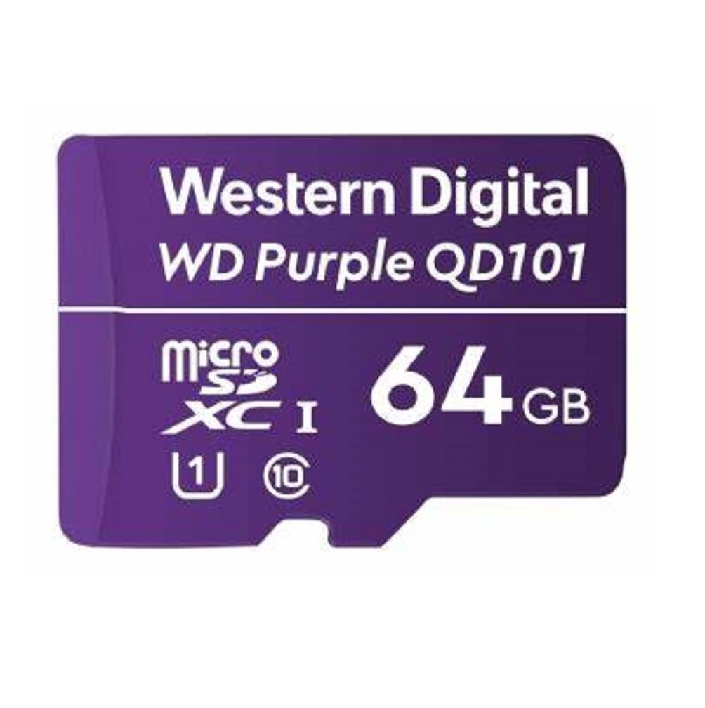 Memoria Flash Western Digital WD Purple SC QD101 64GB MicroSDHC Clase ...