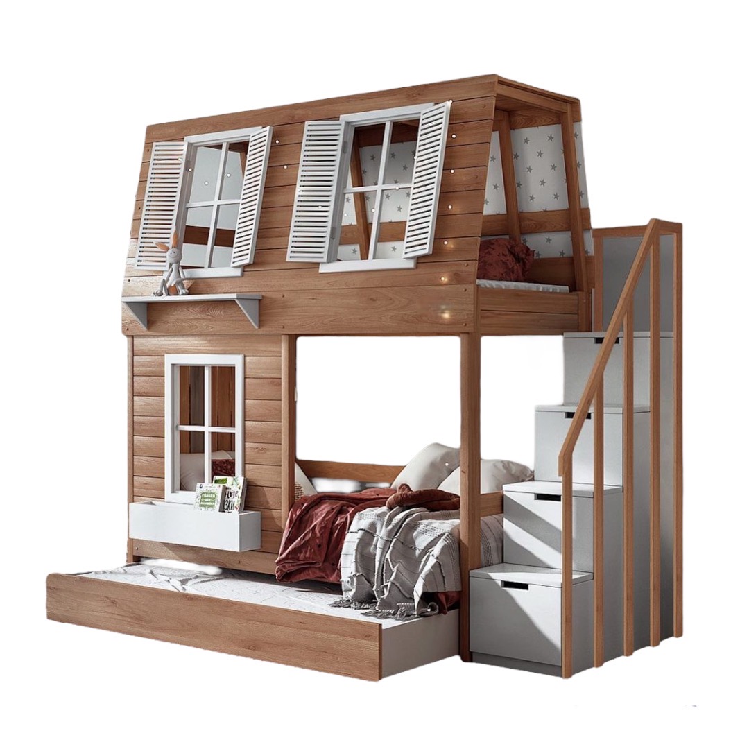 Litera Fantasy Infantil triple individual house