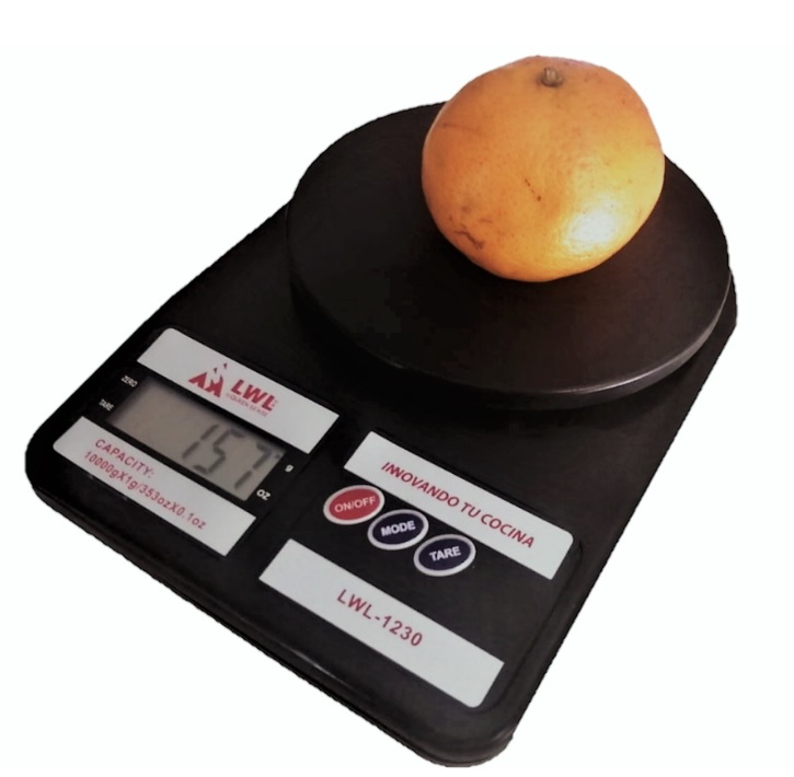 Bascula Gramera 10kg Negra