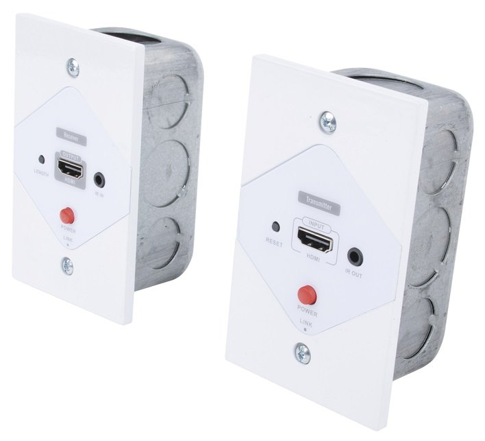 Kit Extensor HDMI en PLACAS DE PARED para distancias de 40 metros ...