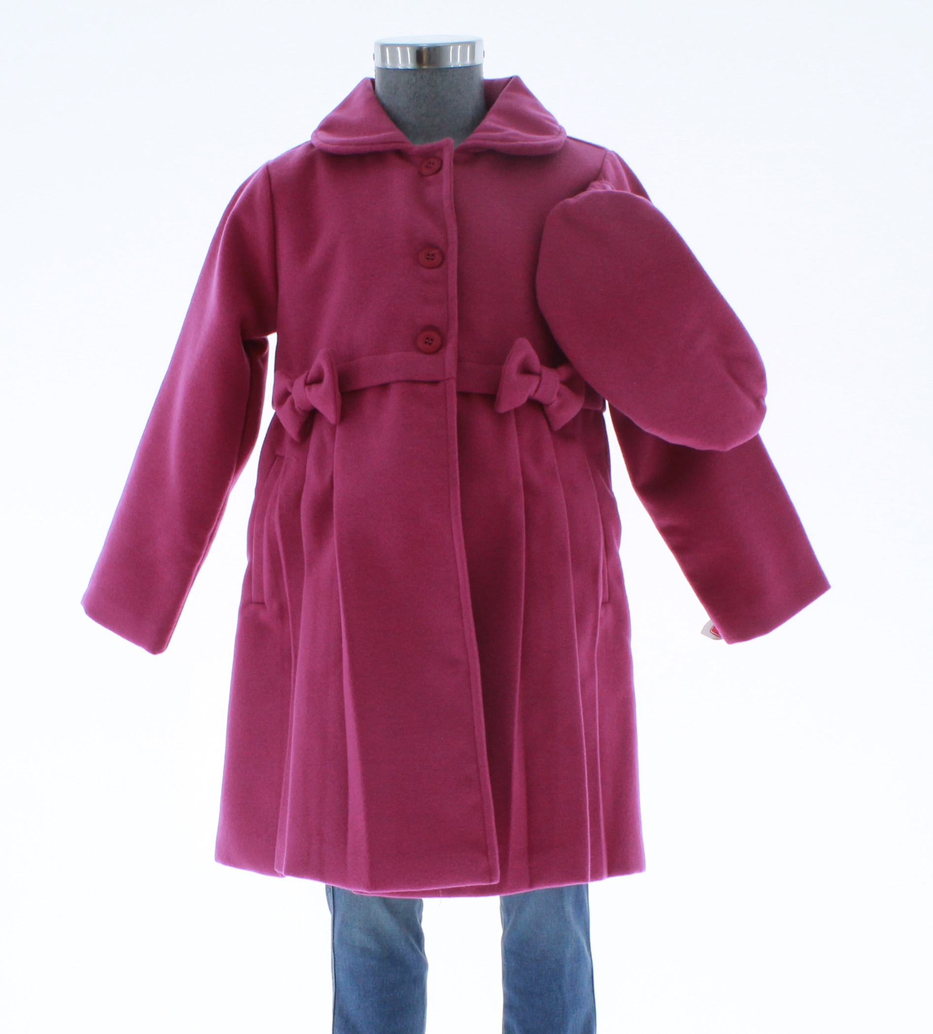 Abrigo Niña Fiusha Forrado 3179 1 a 10 Años.