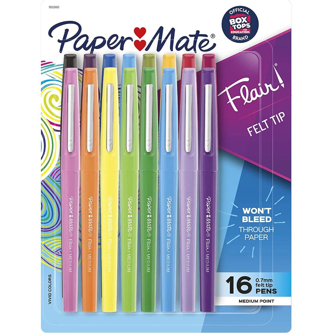 Paper Mate Flair Marcadores con punta de fieltro, varios colores ...