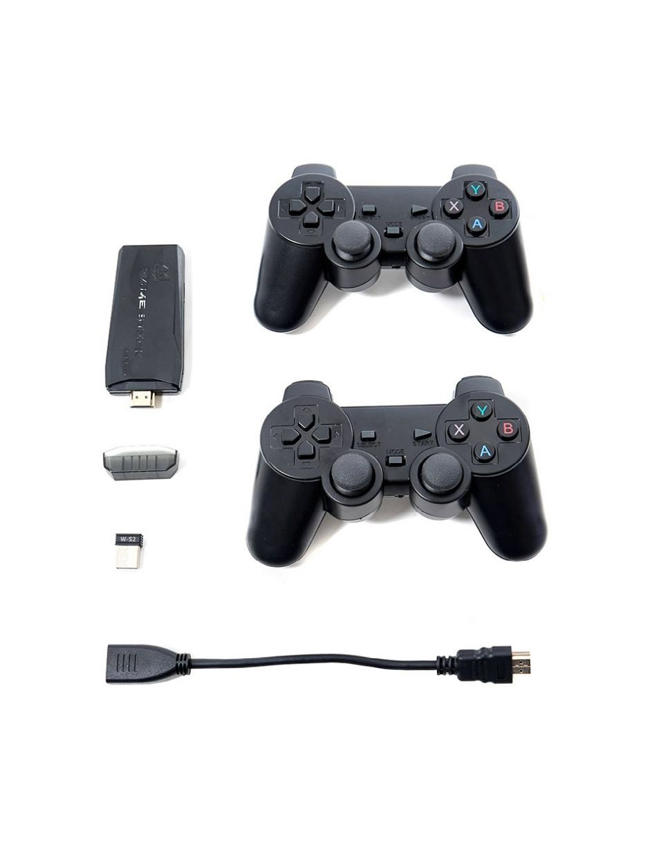 Game Stick Consola Videojuegos Hdmi Controles Inalambricos