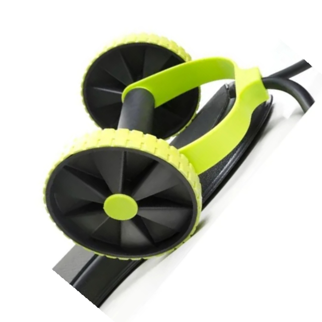 Rueda Abdominal Bandas Elásticas Ab Roller Aparato Para Abdo