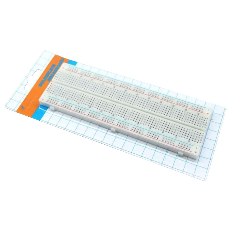 Protoboard Breadboard 830 Puntos Blanca Con Blister