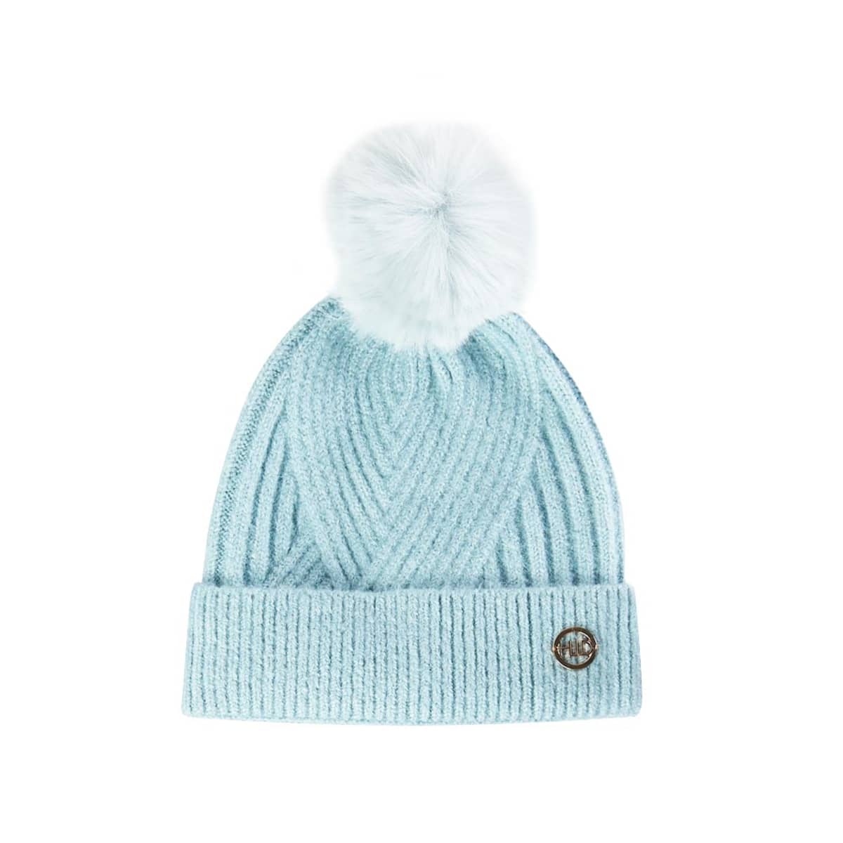 Gorro invernal para mujer color azul celeste marca Holly Land, mod. 1054482
