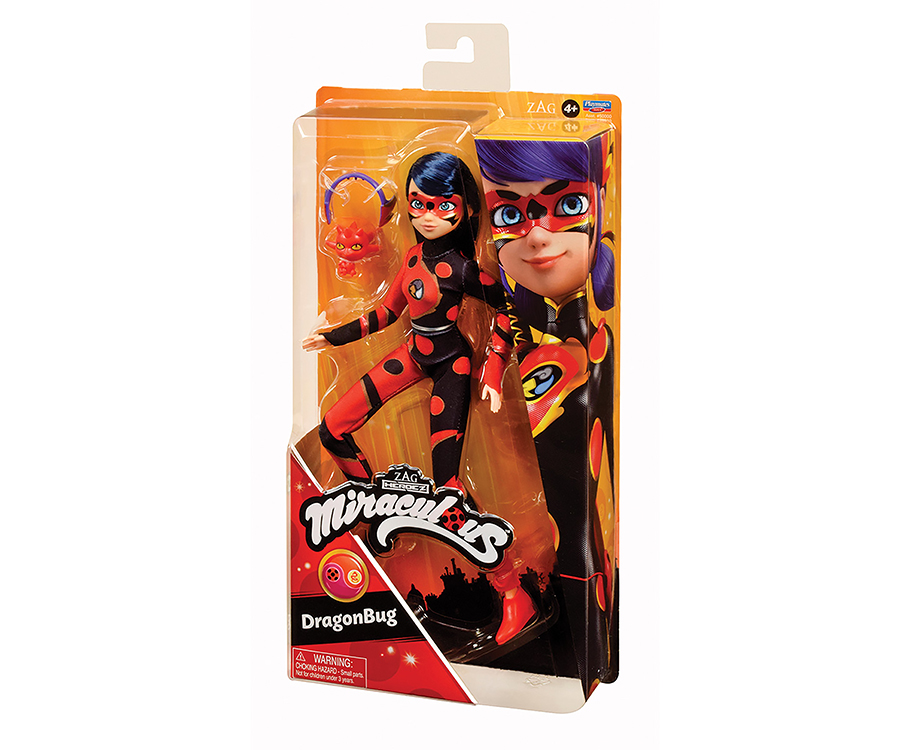 Muñeca Miraculous Dragonbug Ladybug Dragon 28 Cm Bandai