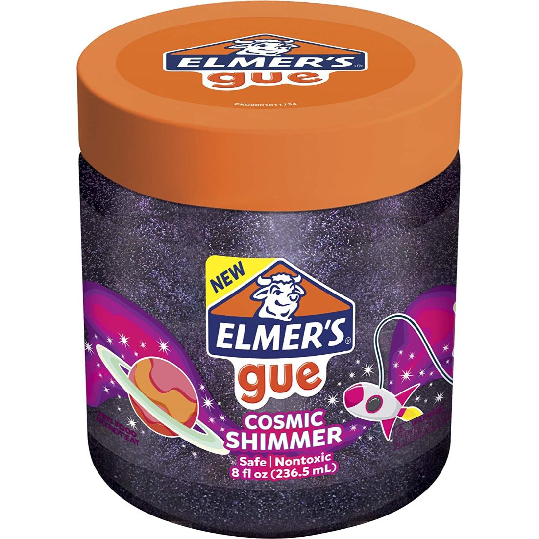 Slime Gue Splash Con Brillo Cosmico Elmers