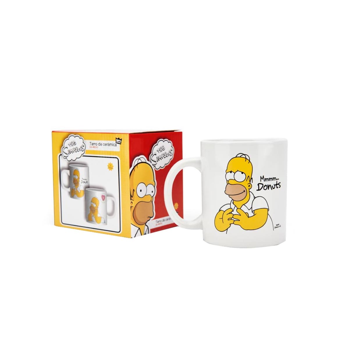 Taza para Café cont. 480 mL. Homero Simpson Viacom color Blanco 1056087