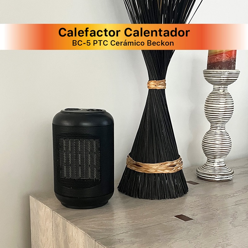 Calefactor cerámico Calentador PTC Calentón Hogar 750 / 1500W ...