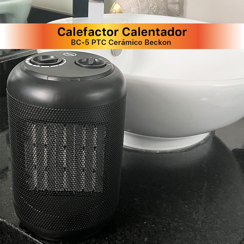 Calefactor cerámico Calentador PTC Calentón Hogar 750 / 1500W ...