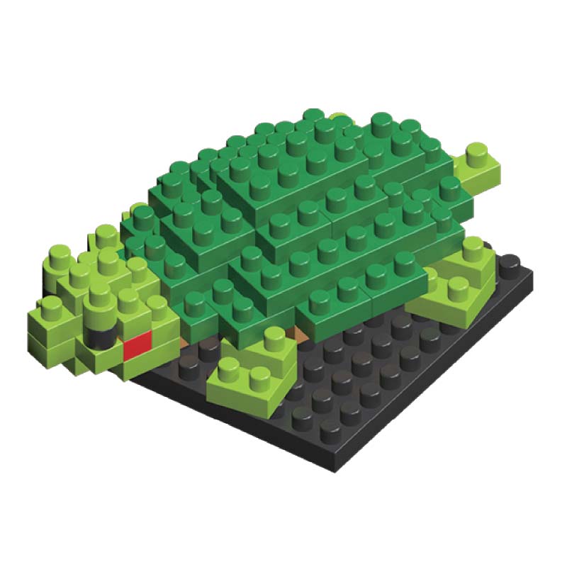 MiniBloques TORTUGA 3D 60 PZAS