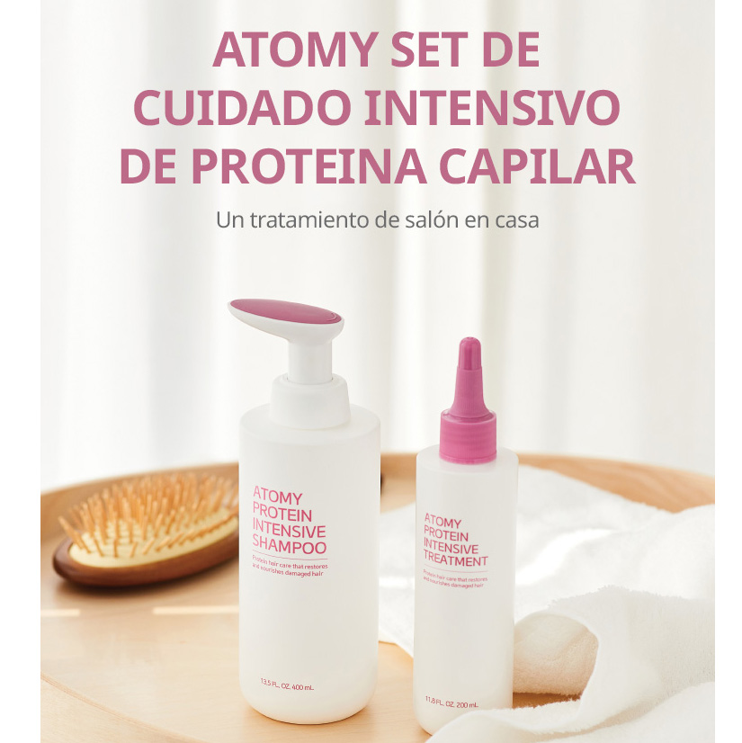 Set de cuidado intensivo del cabello Atomy Protein