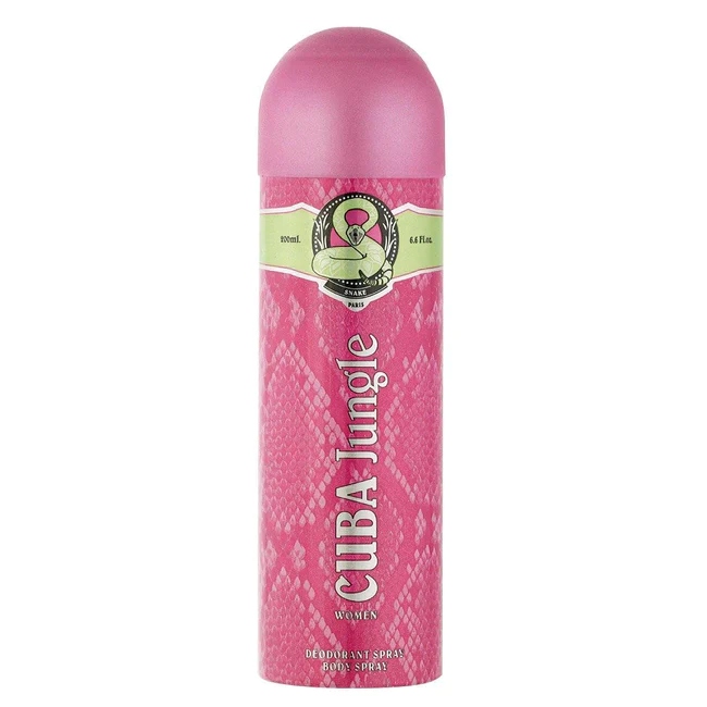 Body Spray Cuba Jungle Snake para Mujer de Cuba Paris 200ML