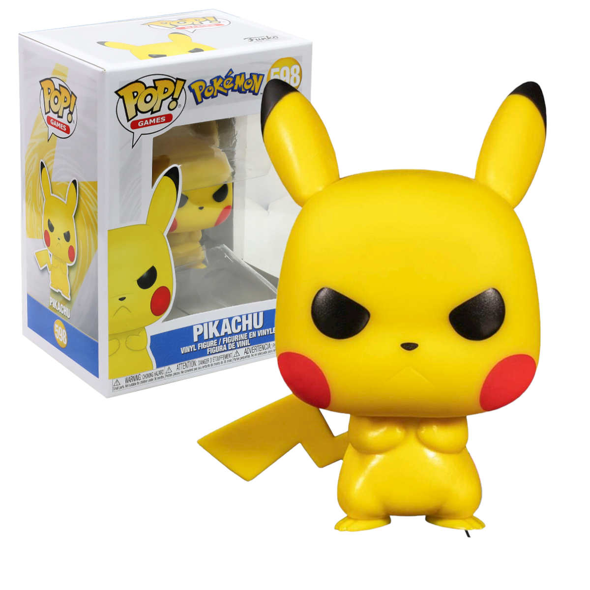 Funko Pop Pikachu Enojado #598 Pokemon Games Anime Manga