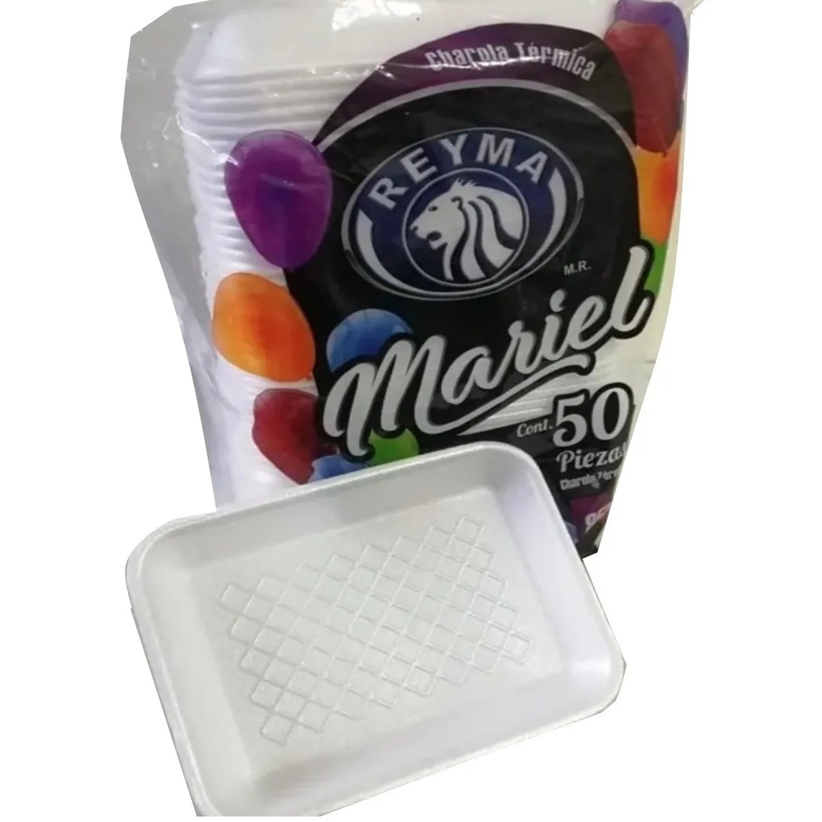 Desechable Plato Charola 855 Mariel Reyma