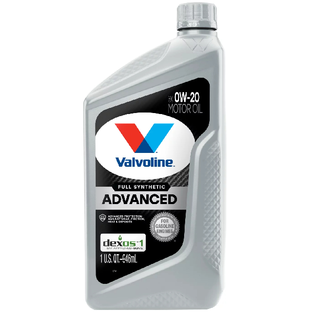 Valvoline Advanced Full Synthetic 0W-20 Motor Oil 1 QT