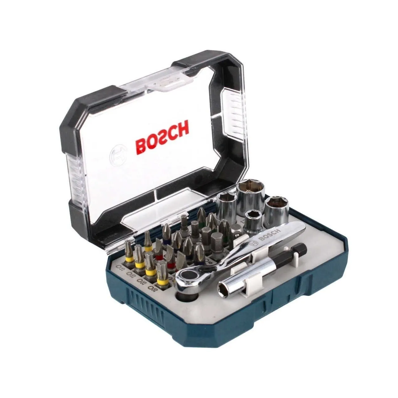 Juego De Puntas Y Dados 26 Piezas Con Matraca