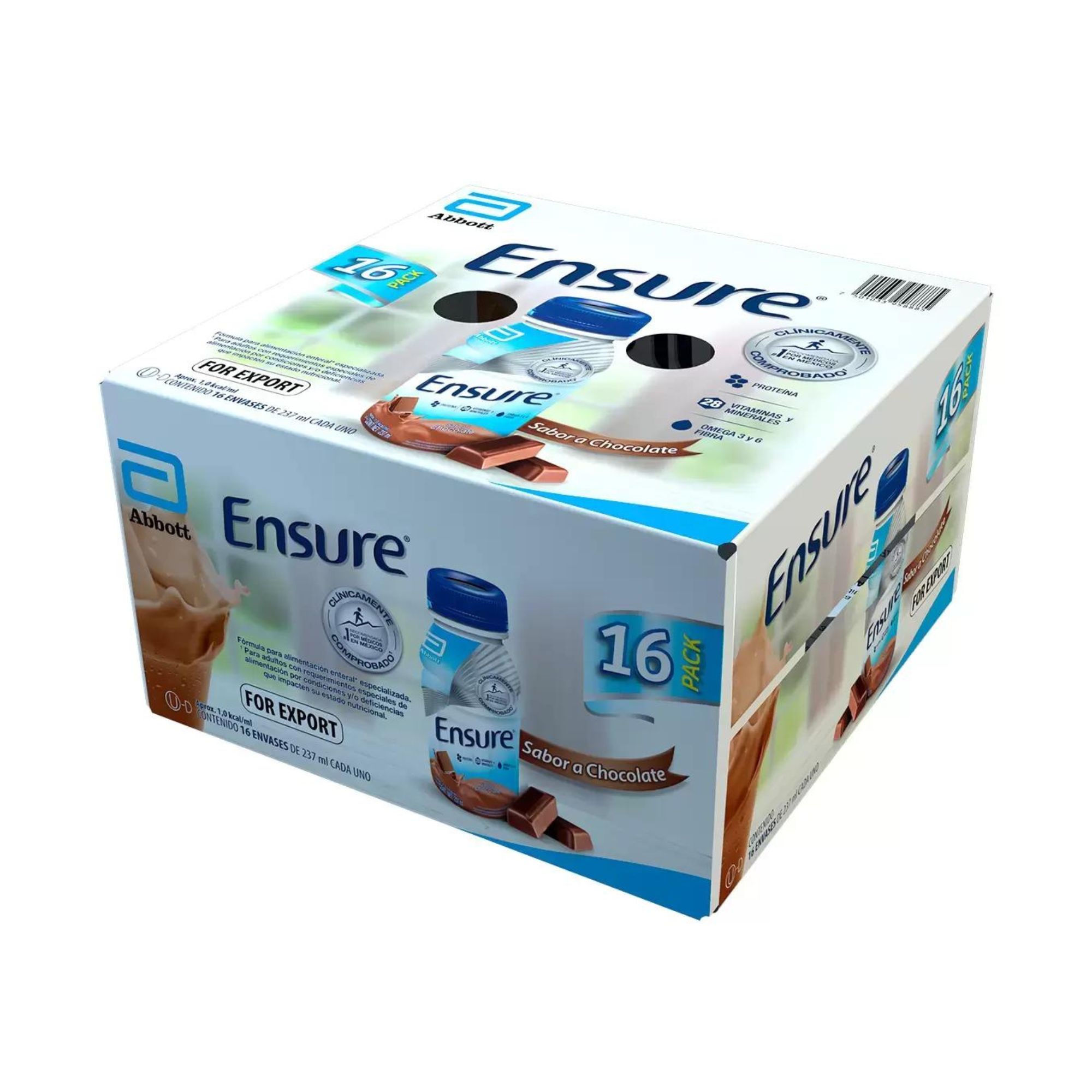 Ensure Chocolate 16 Pzas De 237 Ml