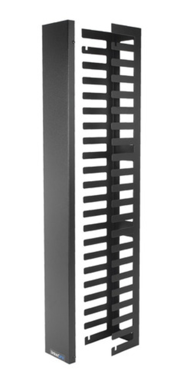 Organizador de cable Vertical Mediano de 21 Unidades Rack