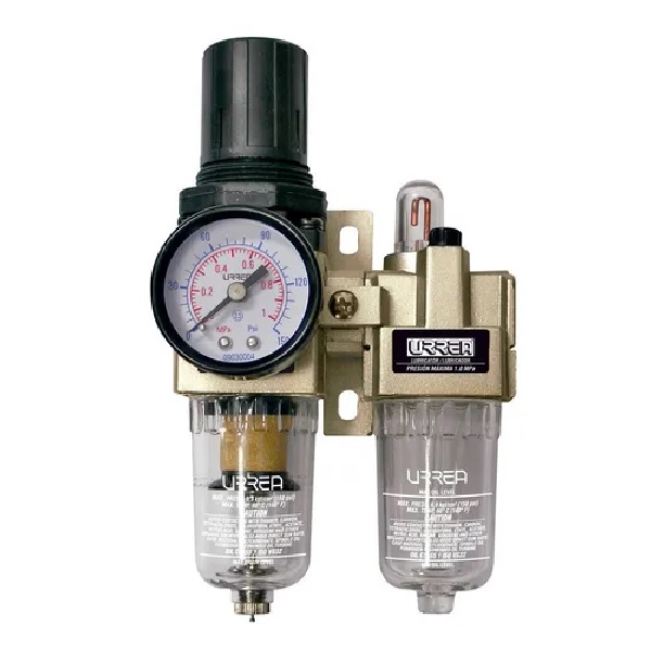 Filtro Regulador Lubricador De Aire 1/2 PLG Npt Urrea