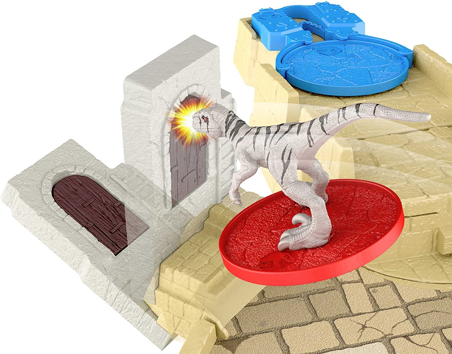 Jurassic World Playset Mini Arena de Batalla Dinosaurio