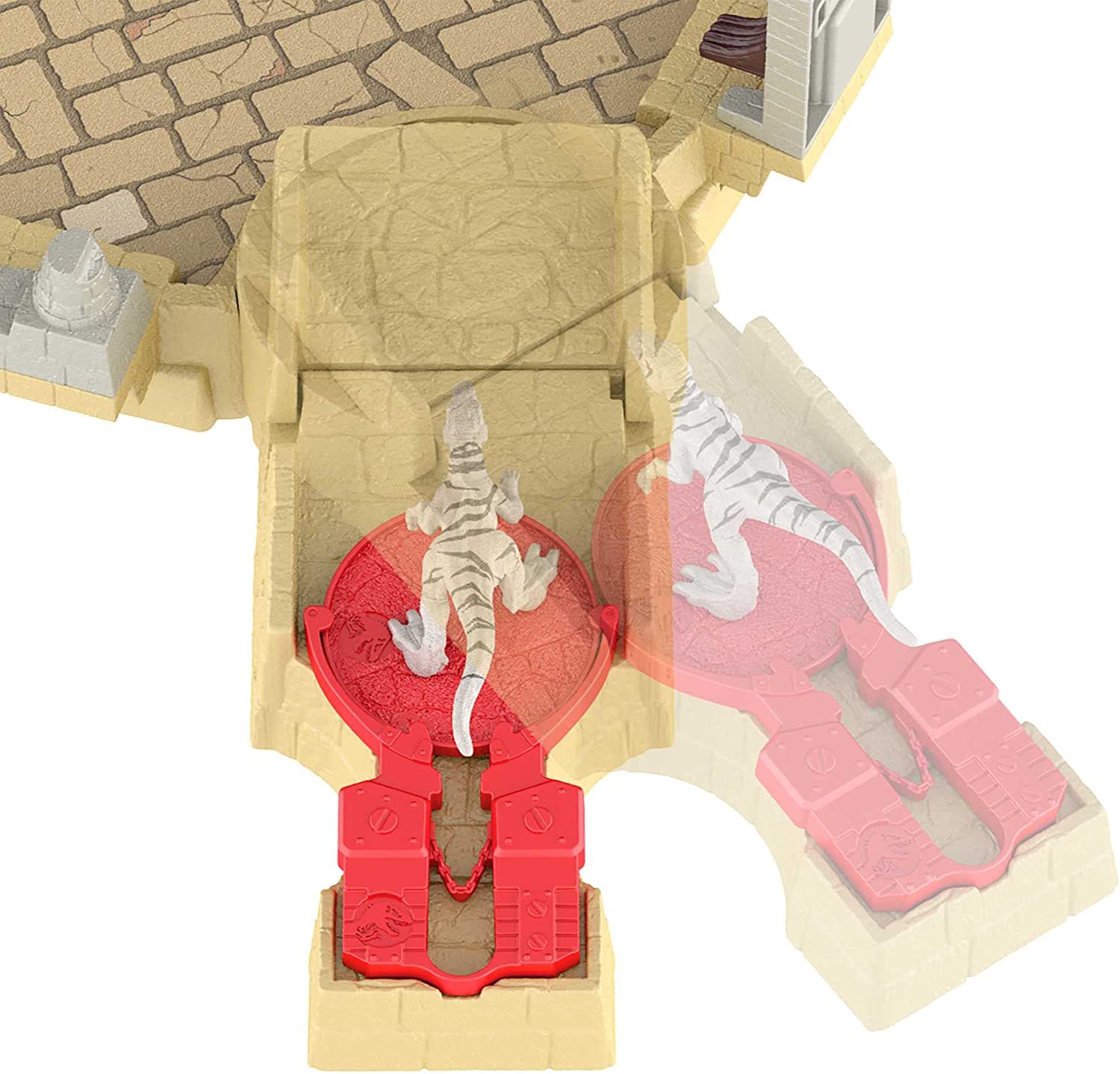 Jurassic World Playset Mini Arena de Batalla Dinosaurio