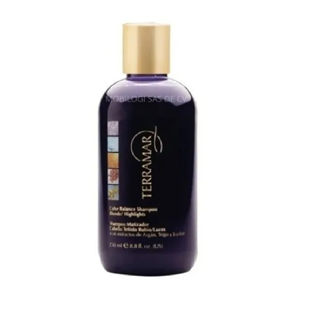 Shampoo Matizador Cabello Teñido Terramar 250 Ml