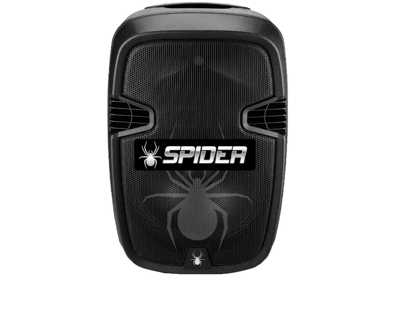 BAFLE SPIDER 3000W 8" C/MICROFONO, BLUETOOTH, USB CONTROL REMOTO ...