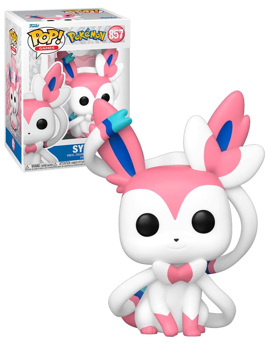 Funko Pop Sylveon #857 Pokedex Kalos 700 Pokemon Anime Figura Original