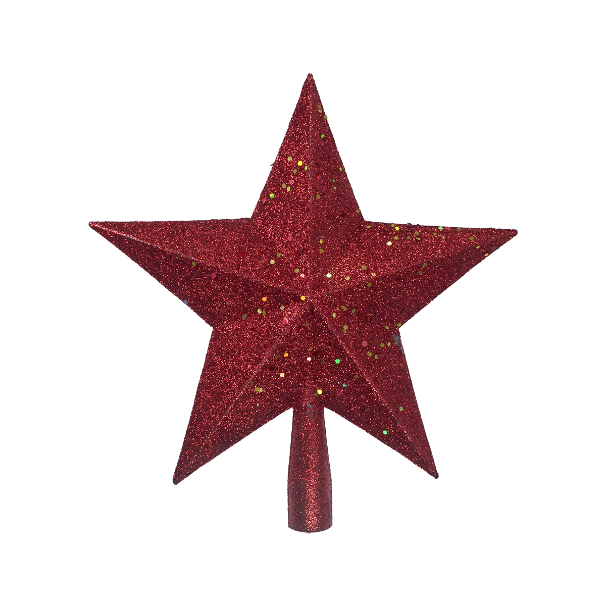 Estrella Para Arbol Navidad Diamantada 25 cm