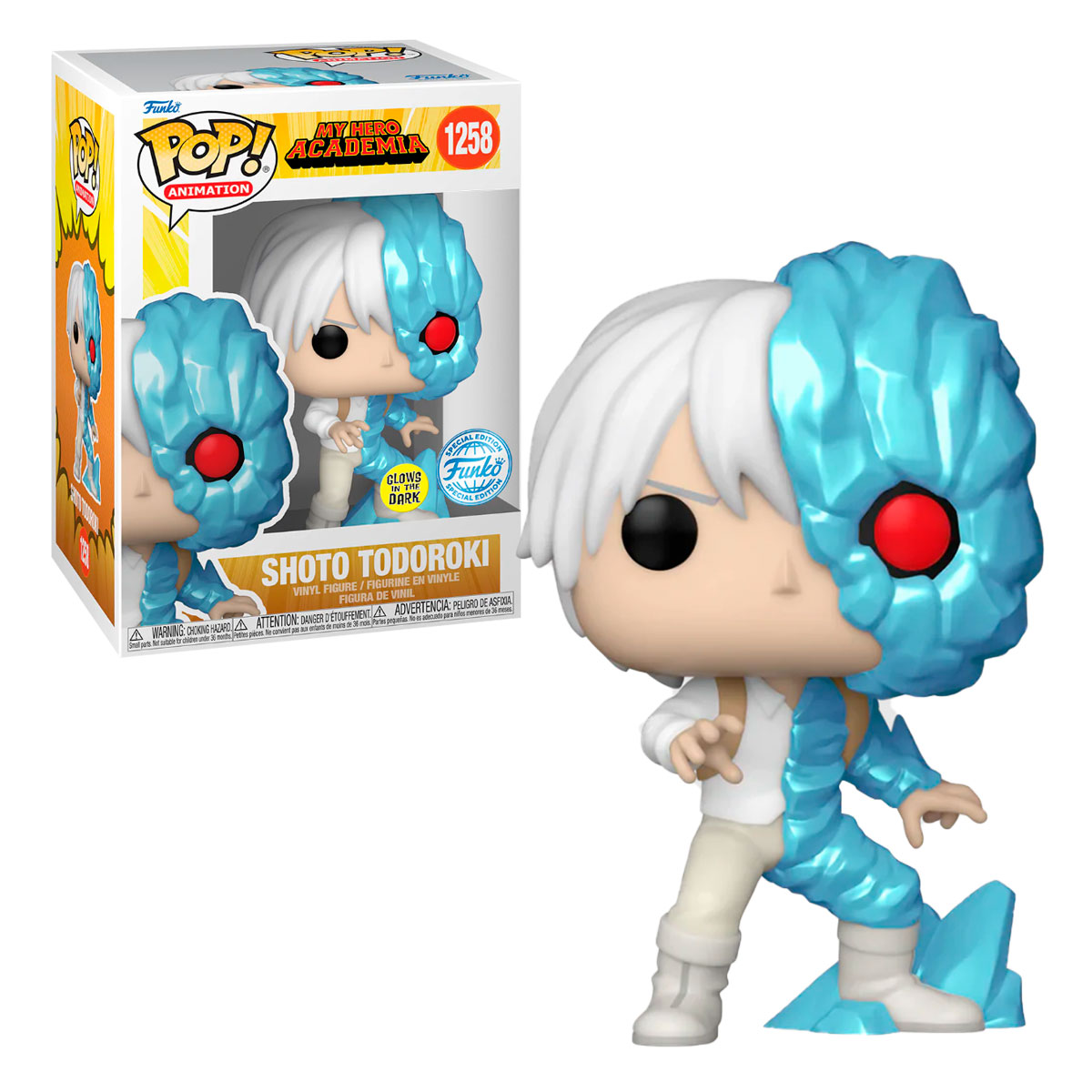 Funko Pop Todoroki Hielo #1258 My Hero Academia Anime Figura Original