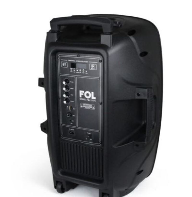 Bocina Portatil Fol FS-L1157C Conexión Buetooth y Recargable