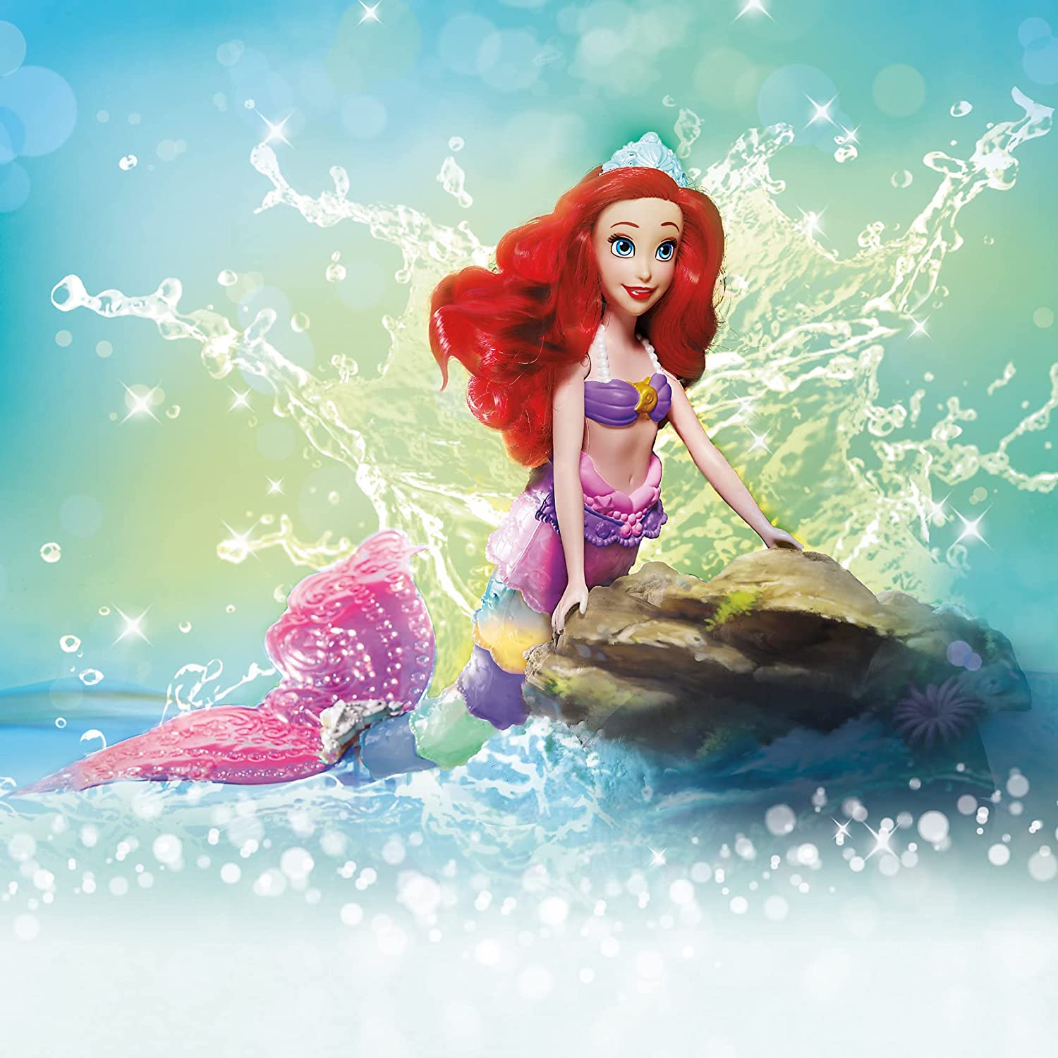 Disney Princess Ariel Rainbow Reveal Magia Multicolor