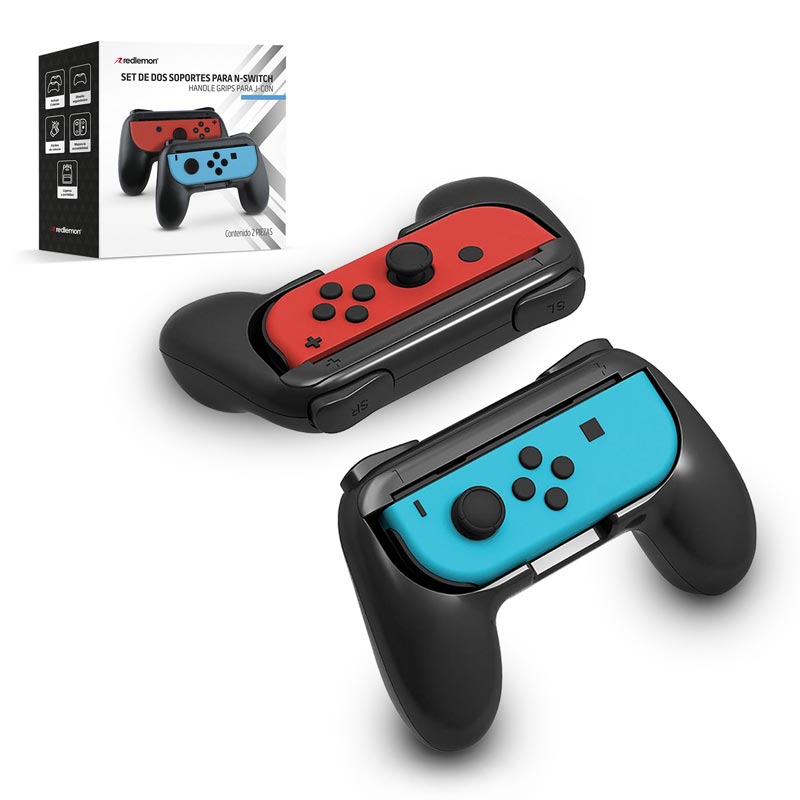 Controles para Nintendo Switch tipo Handle Grip 2 Pzas Redlemon