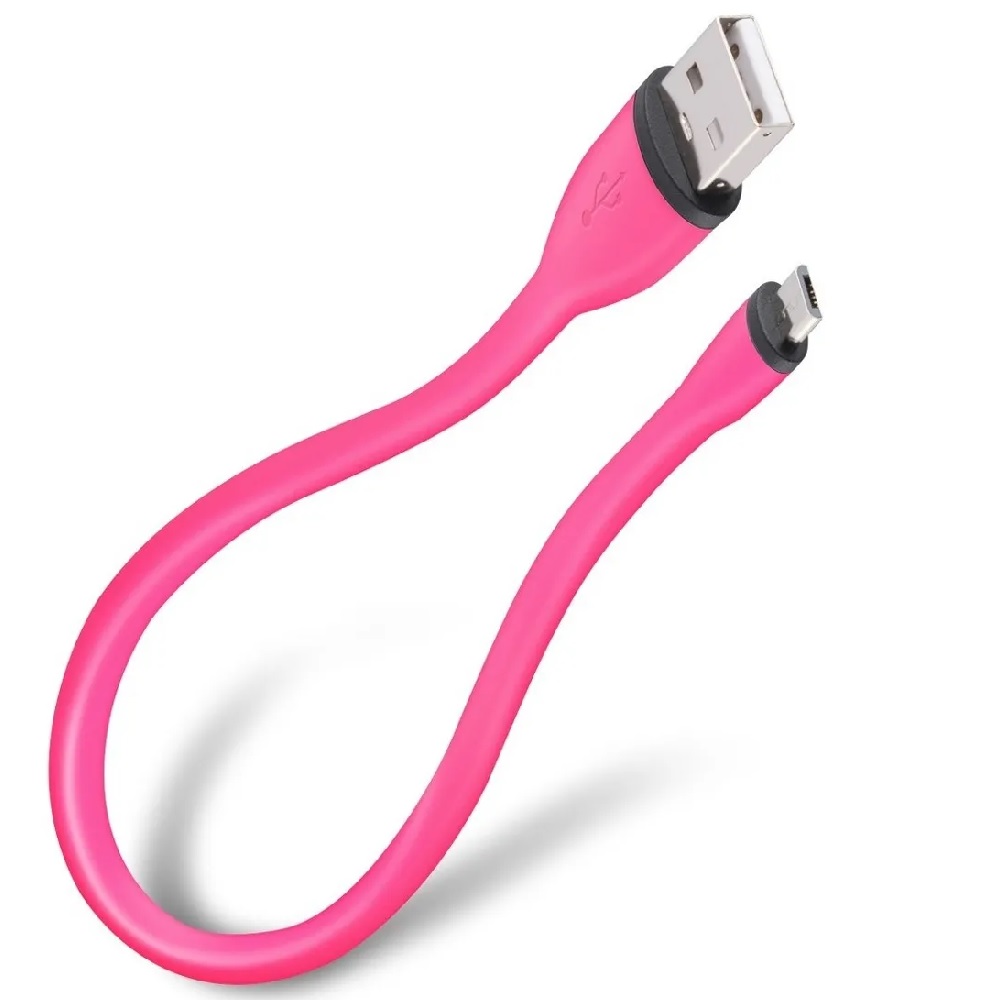 Cable Ultra Flexible Usb Rosa Micro Usb Steren Usb-495