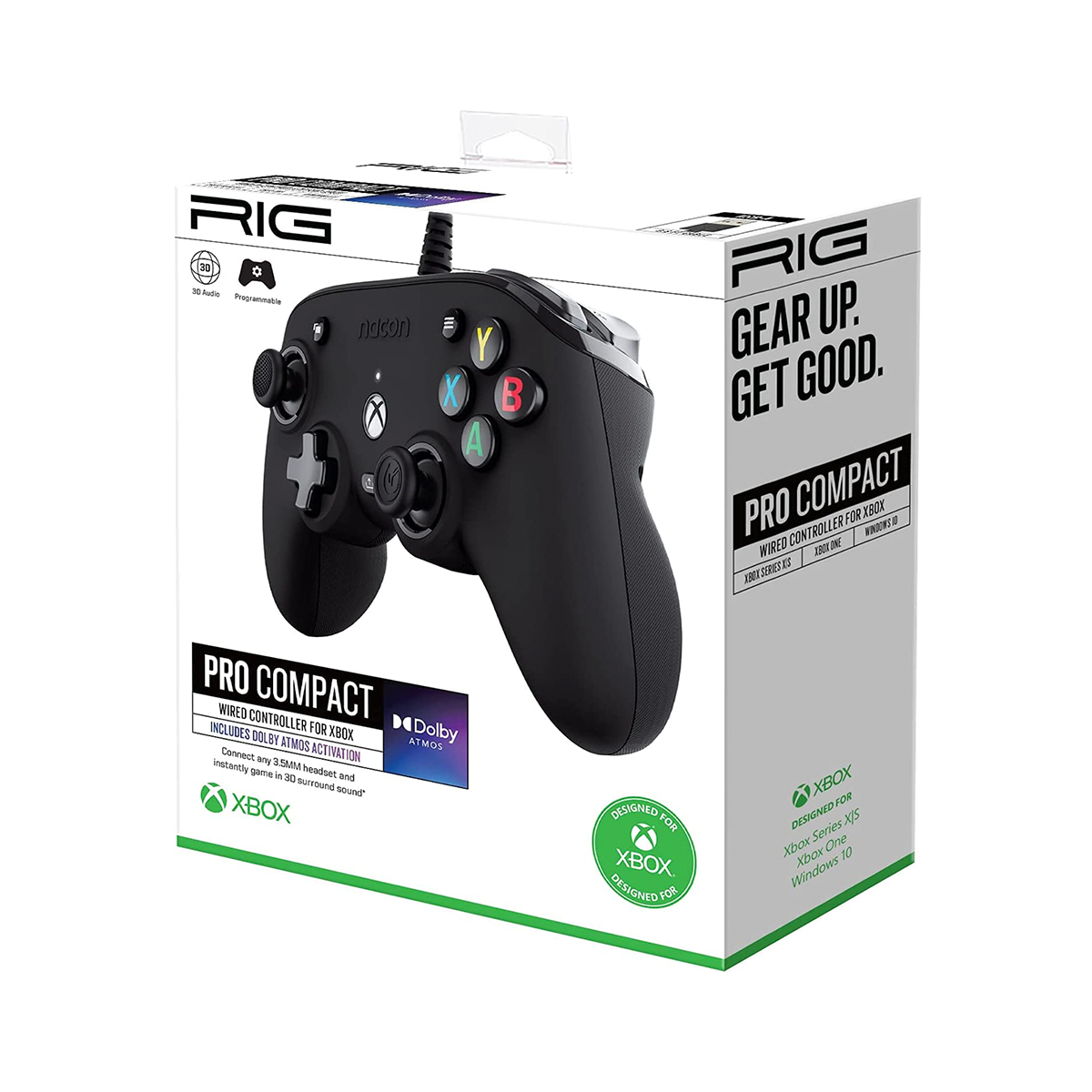 Control Alambrico Nacon Pro Compact Xbox Series X|S y PC