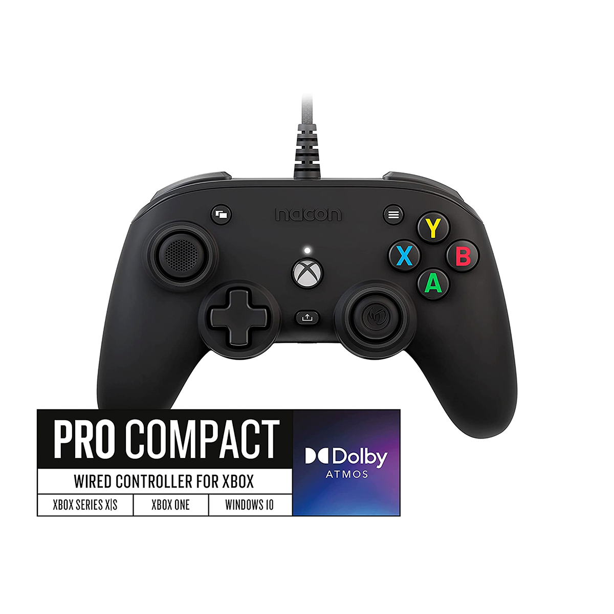 Control Alambrico Nacon Pro Compact Xbox Series X|S y PC