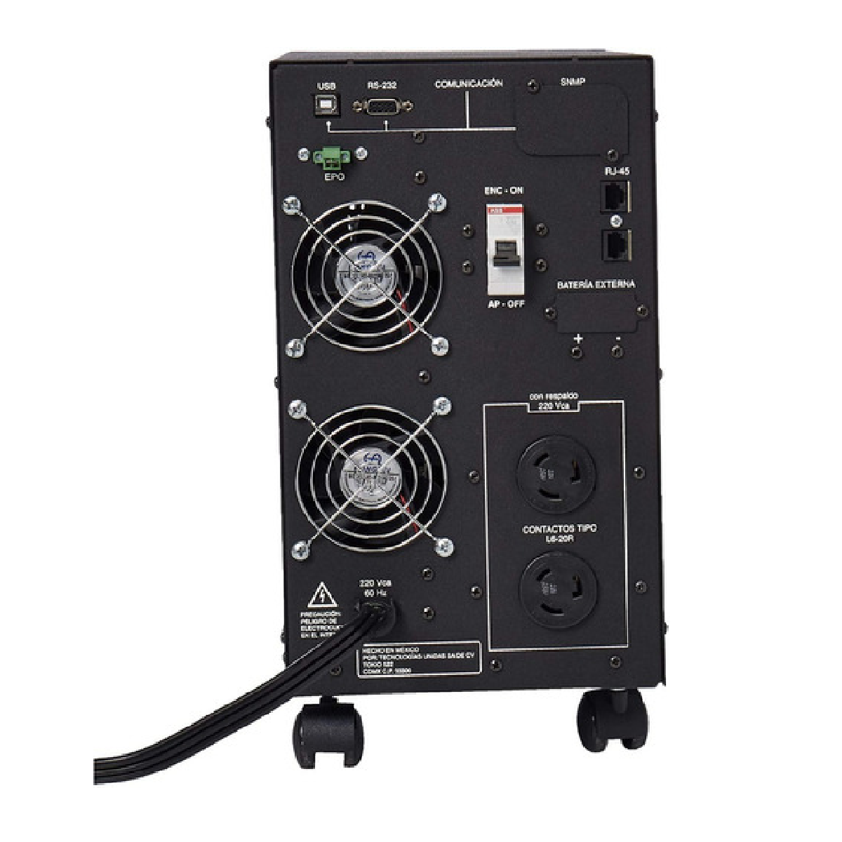 UPS 3 KVA 3000VA COMPLET 3000W ON LINE SENOIDAL DOBLE CONVERSIÓN