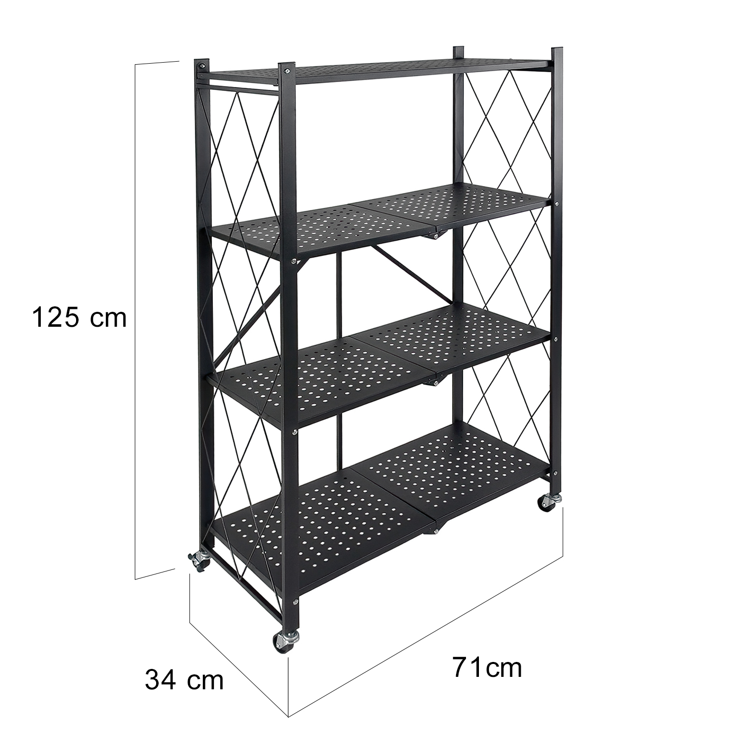Estante Anaquel Plegable 4 Niveles
