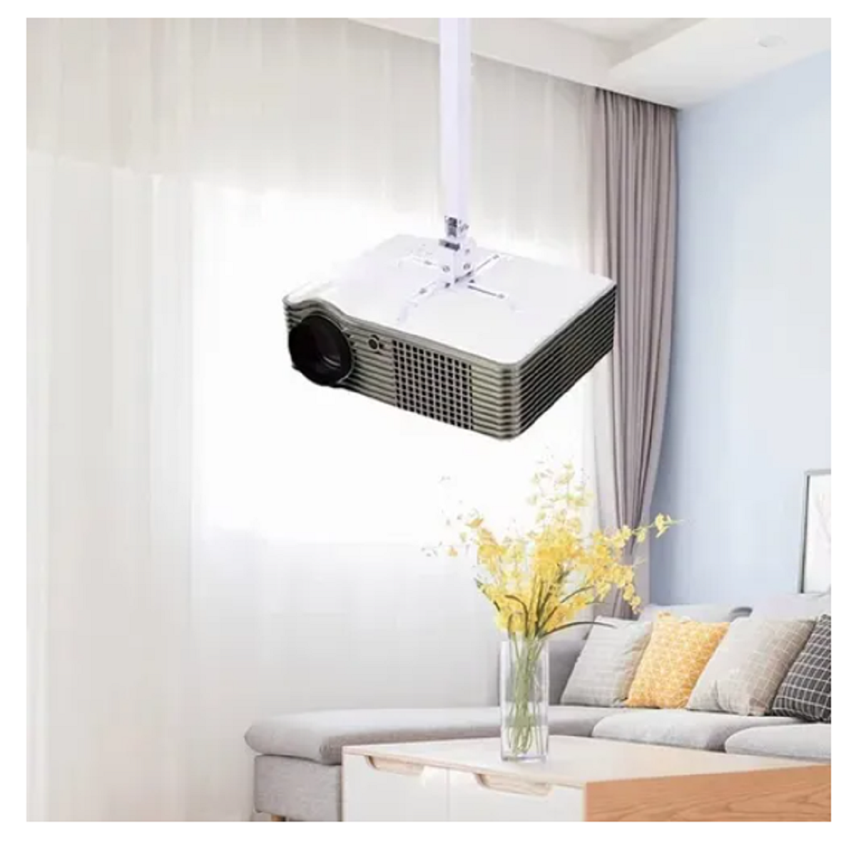 SOPORTE BASE DE TECHO Y PARED PARA PROYECTOR 63 CENTIMETROS