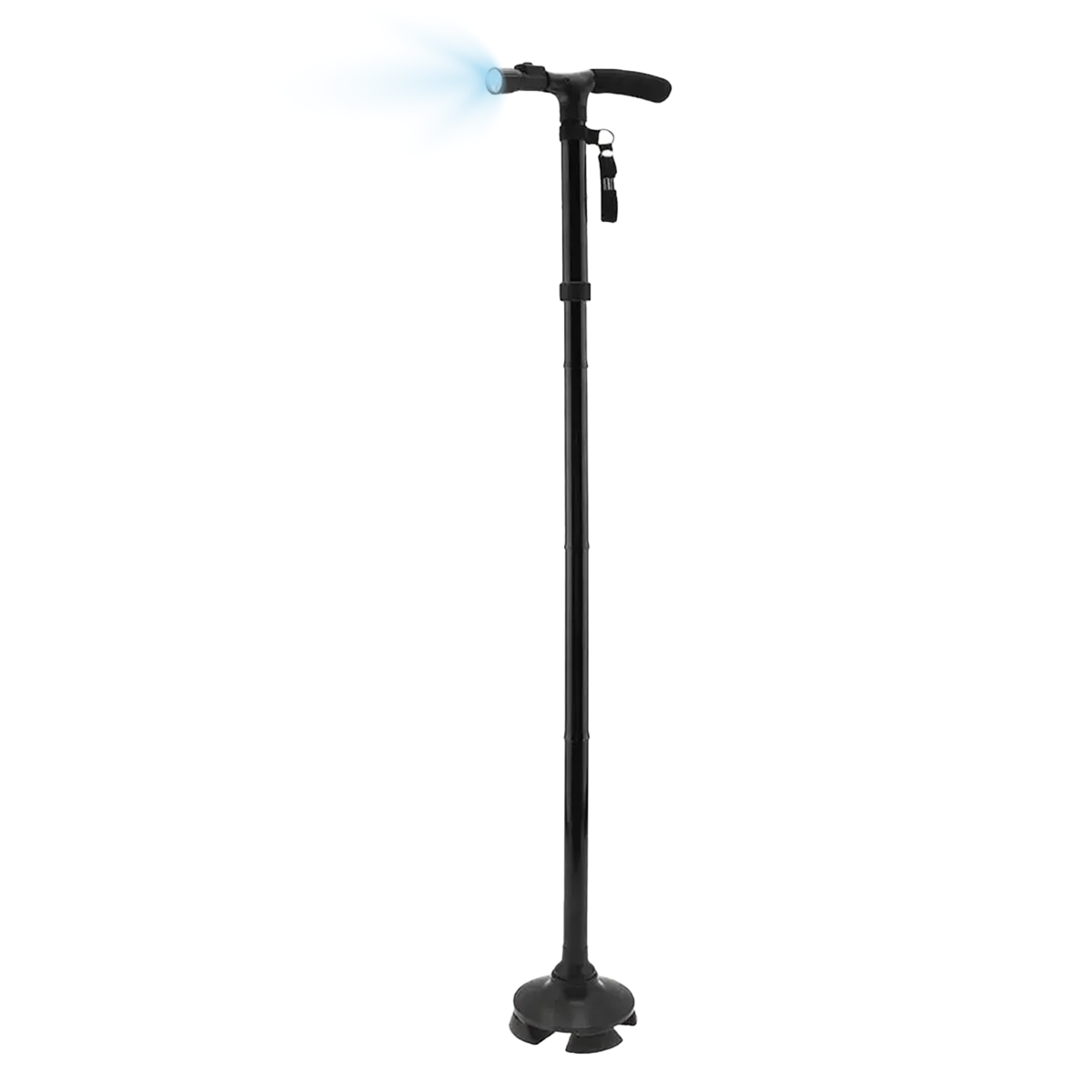 Baston Plegable Linium Ortopedico Ajustable Con Luz Led
