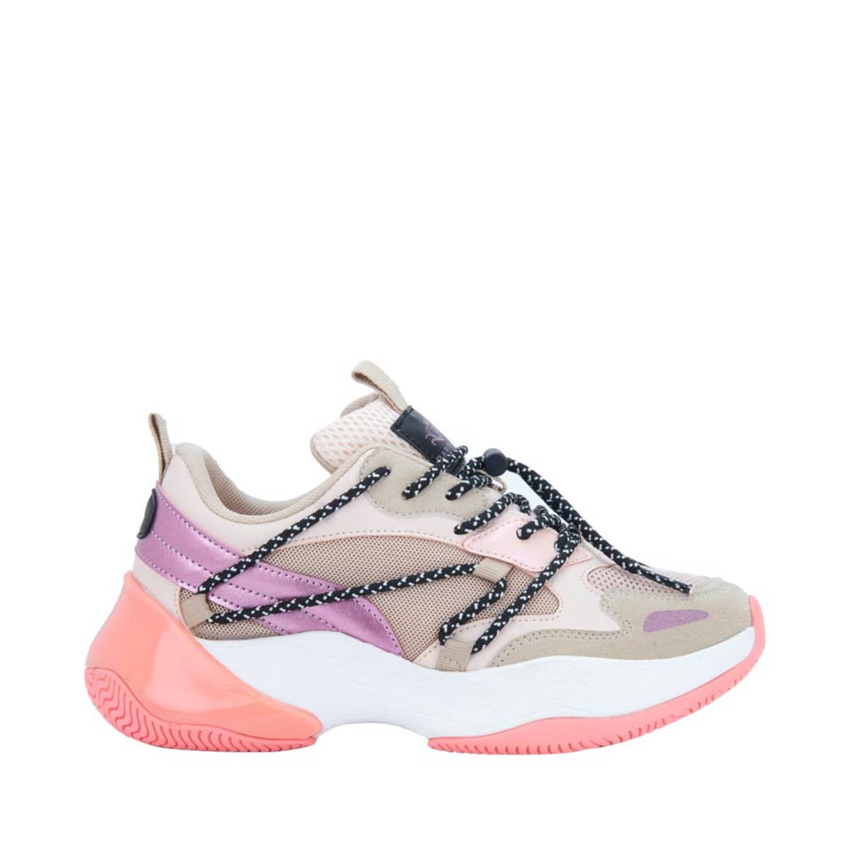 Tenis urbano chunky color rosa para mujer, marca Paris Hilton, mod. 1043022