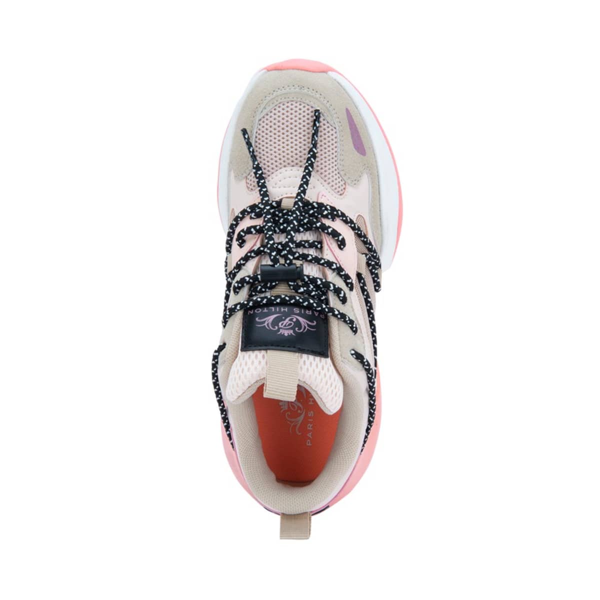 Tenis urbano chunky color rosa para mujer, marca Paris Hilton, mod. 1043022