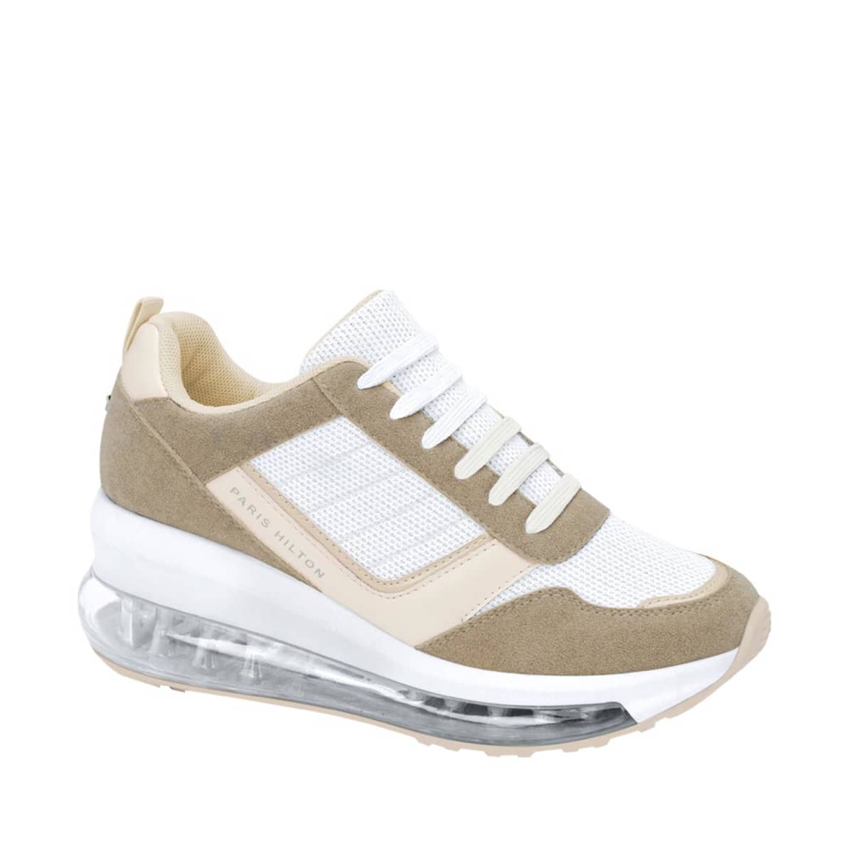 Tenis urbanos de válvula marca Paris Hilton para mujer, color blanco ...