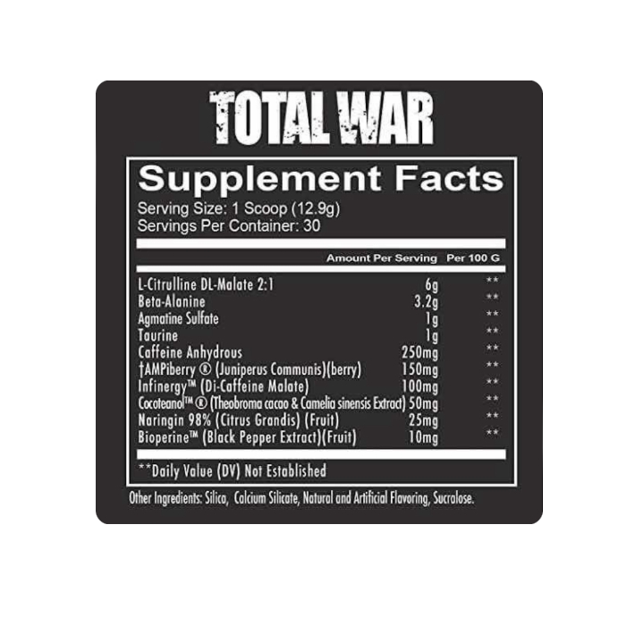 Total War Pre Entreno (30 serv) sabor azteca
