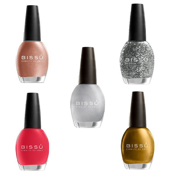 Kit 2 de Esmaltes de Uñas 5 Piezas - Bissú