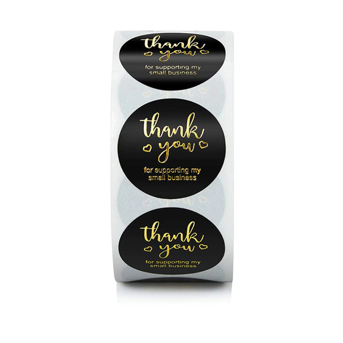 Rollo de 100 Stickers de Agradecimiento Thank You Gracias