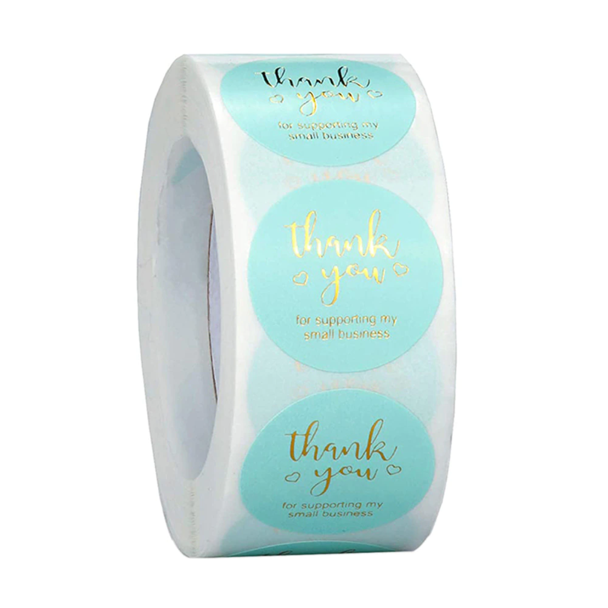 Rollo de 100 Stickers de Agradecimiento Thank You Gracias